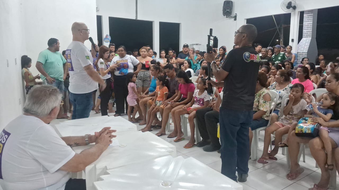 Jorge Azize reúne com moradores do Grande Vitória. - MSKTV